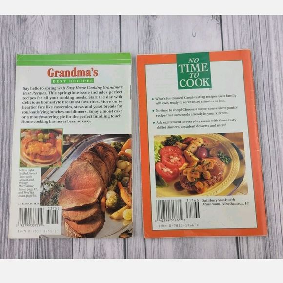 Grandma's best recipes | Kitchen | Vintagecookbookmagazines Lot Of 2 ...